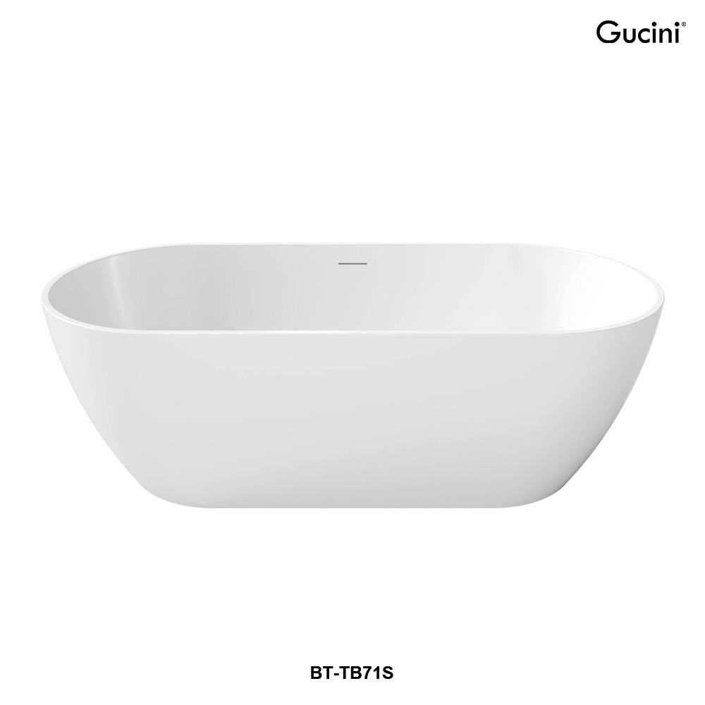 BT-TB71S Polystone Freestanding Bathtub