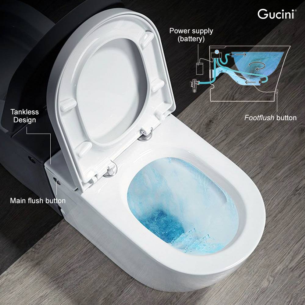 Ethan STF-673S Tankless Siphonic S-Trap Water Closet